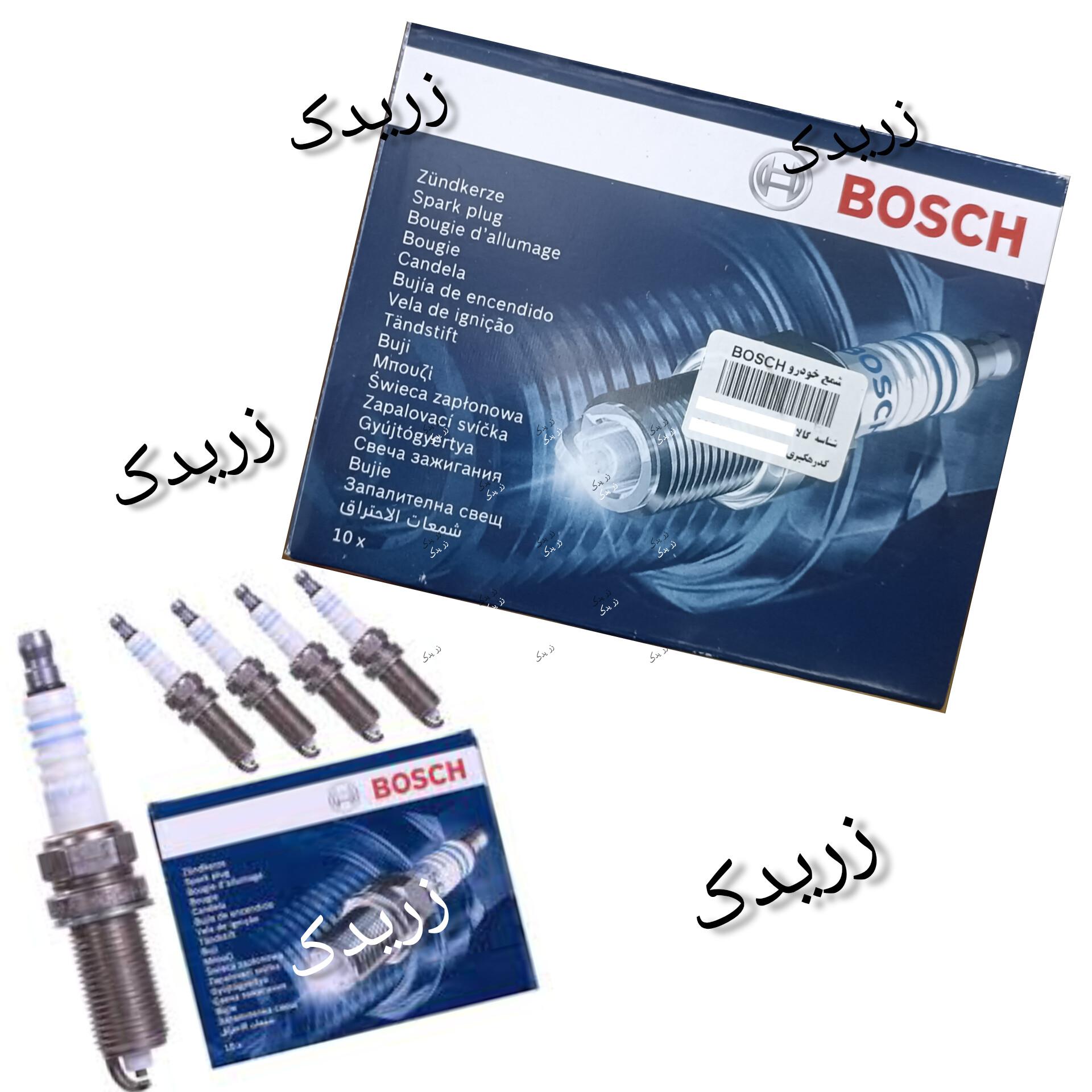 بهترین قیمت خرید شمع بوش سوپر پلاس پایه بلند اصل کد FR8SC+42 (دست ۴ عدد ...